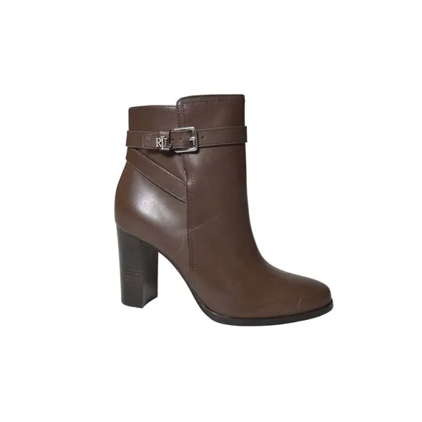 Ralph Lauren Buckled Ankle Boots