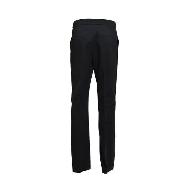 Max Mara Virgin Wool Satin And Mohair Trousers