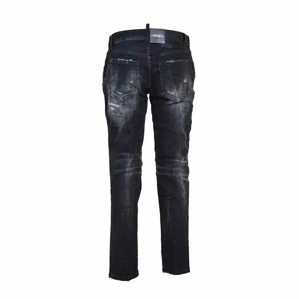 Dsquared2 Cropped Stretch Cotton Denim Jeans