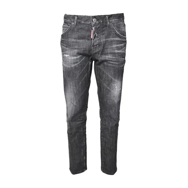 Dsquared2 Distressed Black Wash Jeans - Nero