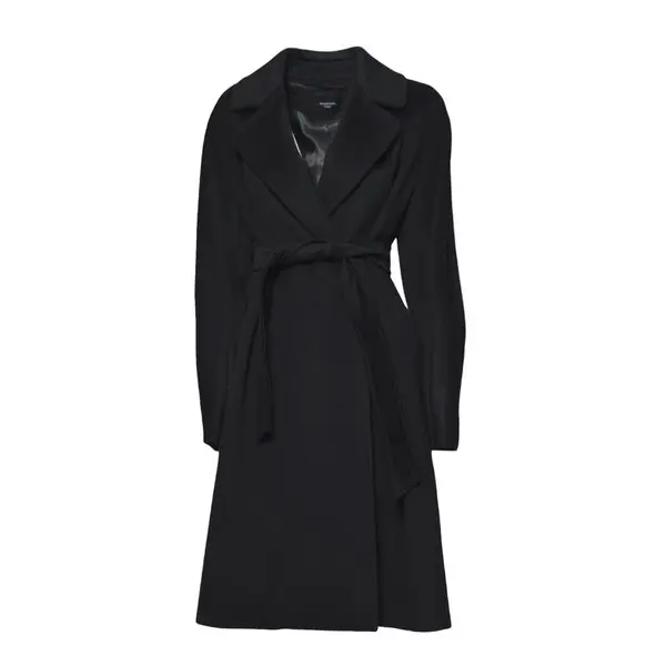 Max Mara Belted Coat - Nero