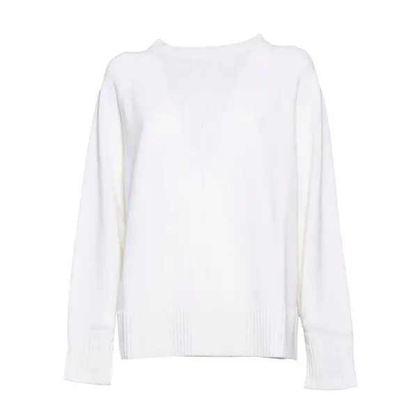 Max Mara Ribbed Knit Sweater - Panna