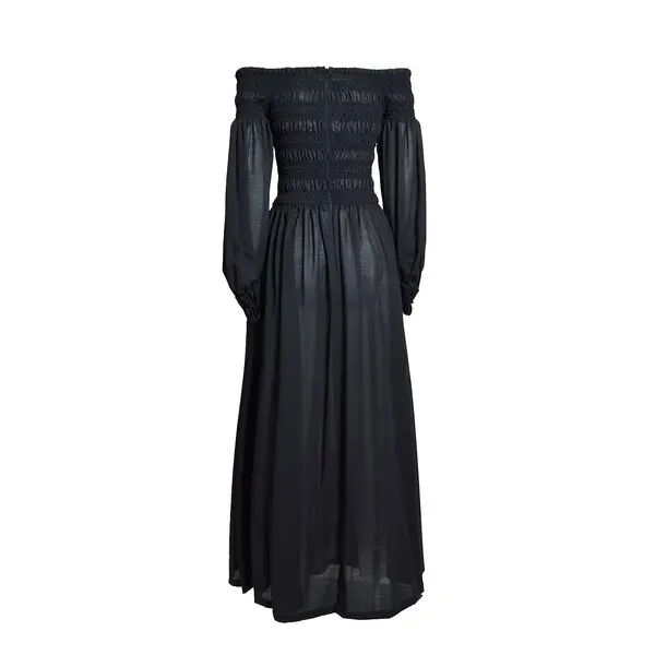 Max Mara Off-the-shoulder Maxi Dress
