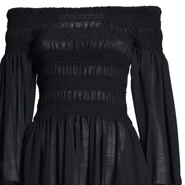 Max Mara Off-the-shoulder Maxi Dress