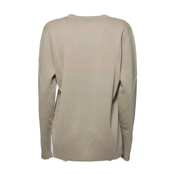 Max Mara V-neck Long Sleeve Sweater - Cammello