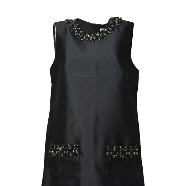 SELF-PORTRAIT Embellished Collar And Pocket Dress - -97