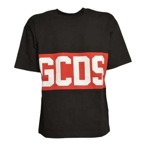 Gcds Logo T-shirt - Nero/rosso