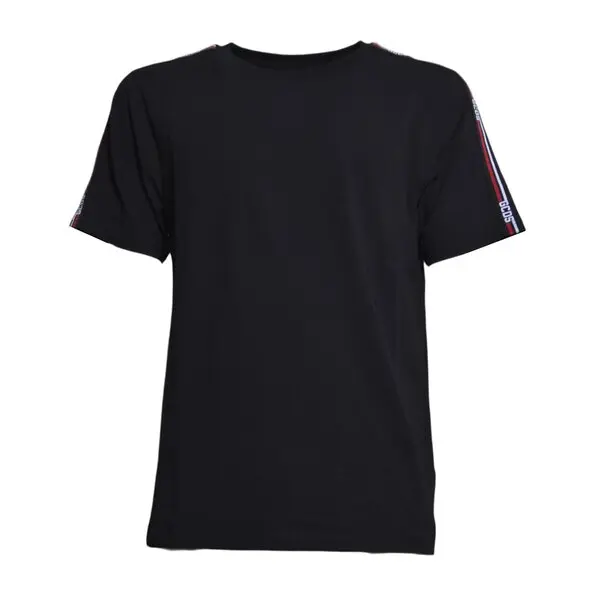Gcds T-shirt With Logo Detail - Nero/rosso