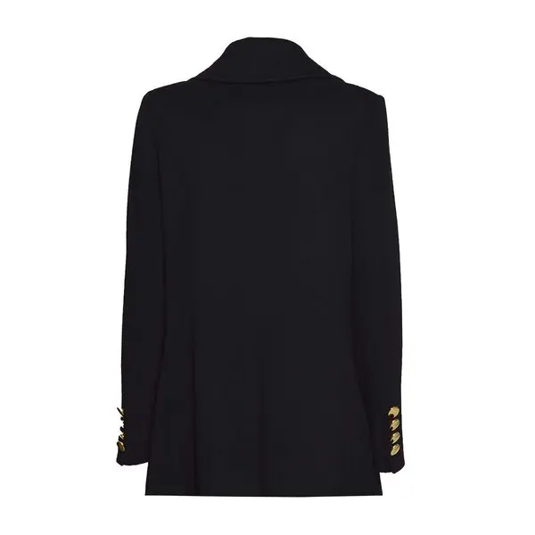 Tagliatore Double Breasted Coat - Nero