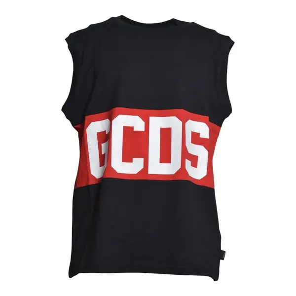 Gcds Sleeveless T-shirt With Logo