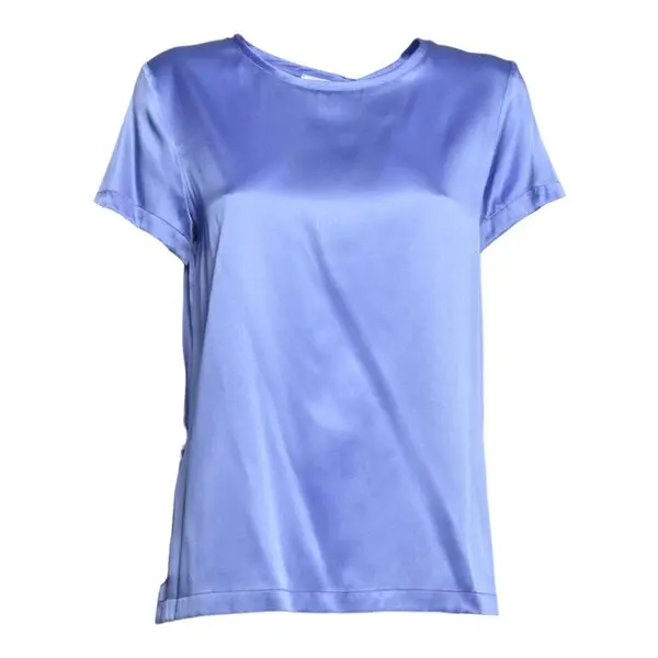 SOLOTRE Short Sleeve T-shirt - Azzurro