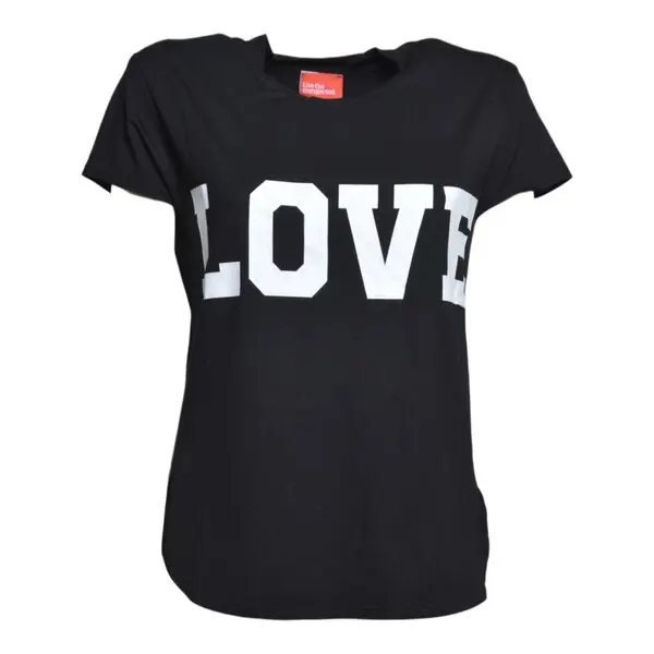 MERCI Graphic Print T-shirt - Nero