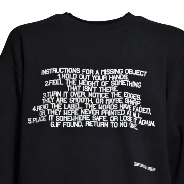 OAMC Crew Neck Printed Sweater
