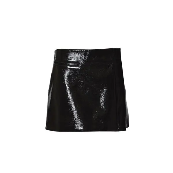 COURREGES Courrèges Leather Mini Skirt