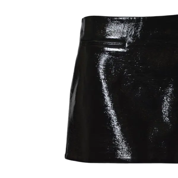 COURREGES Courrèges Leather Mini Skirt
