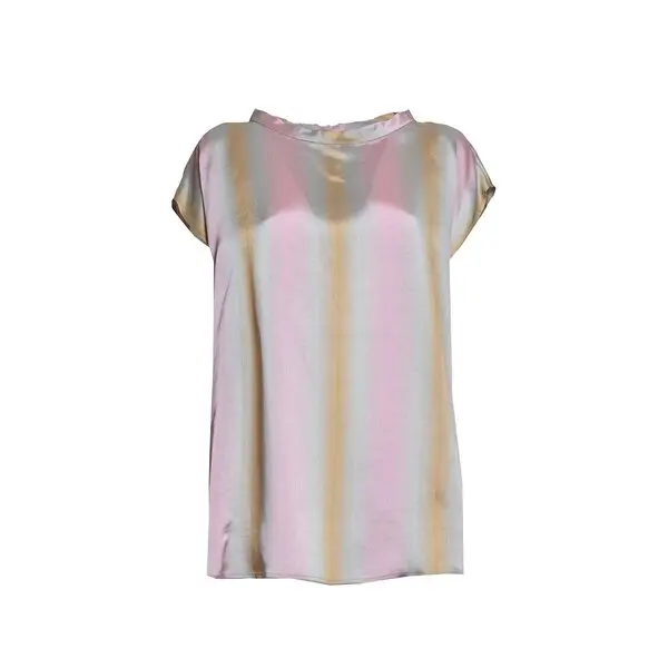 Aspesi Striped Short Sleeve Top