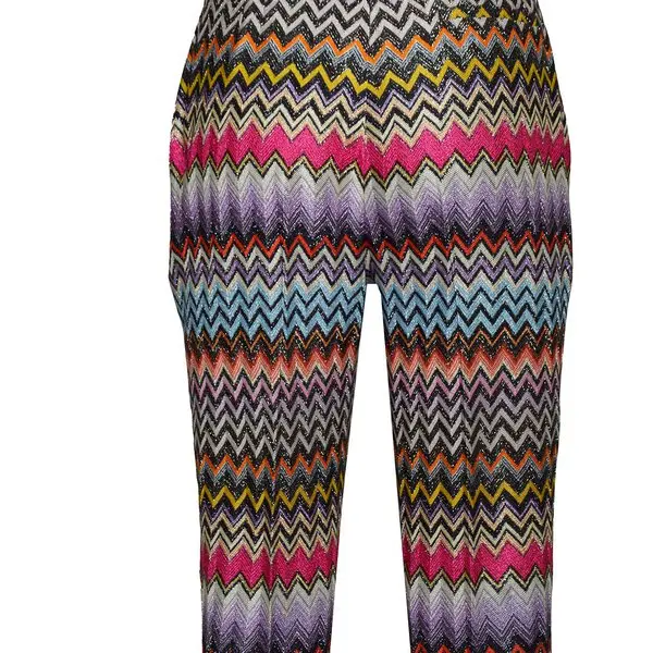 Missoni Zigzag Pattern Trousers - Multicolour/nero