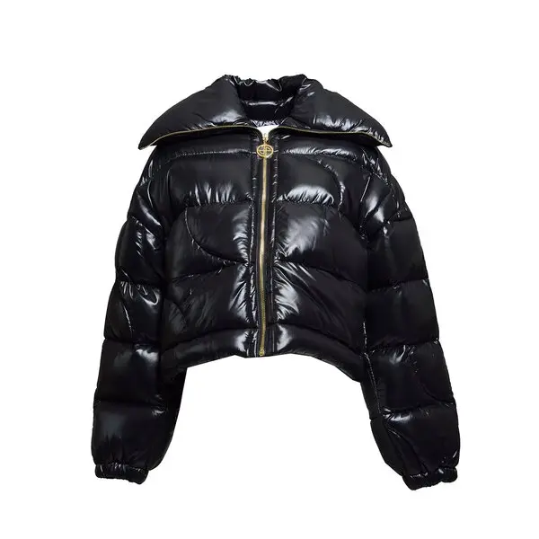 PATOU Quilted Nylon Down Jacket With Maxi Collar