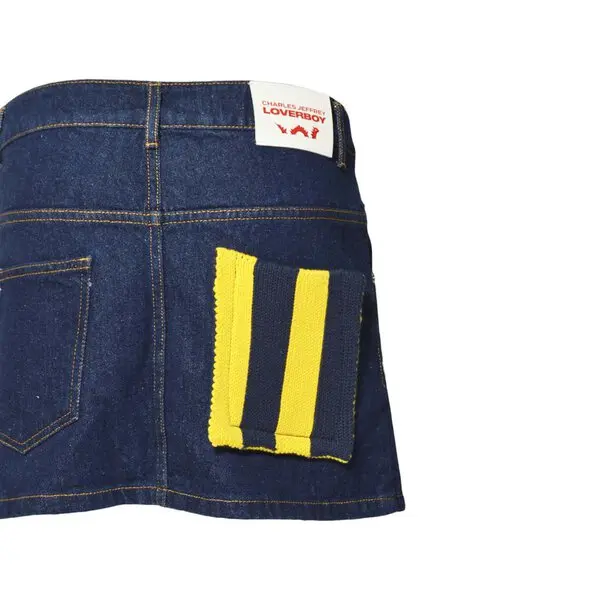 CHARLES JEFFREY Denim Skirt - Blu