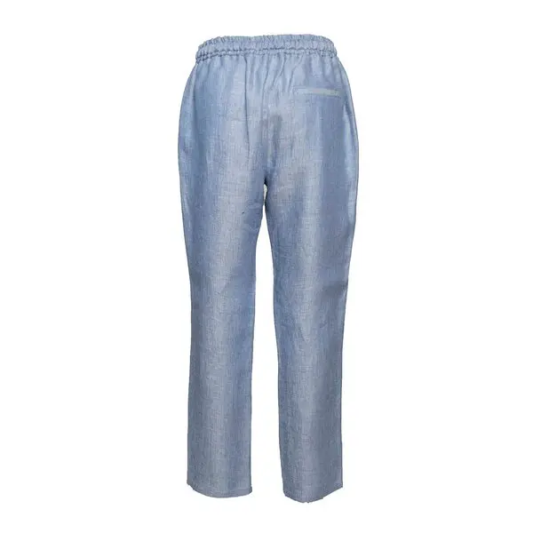 BARBA NAPOLI Tailored Trousers - Azzurro
