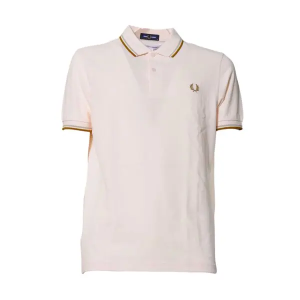 Comme Des Garçons Fred Perry Polo Shirt With Laurel Wreath Emblem - Pesca