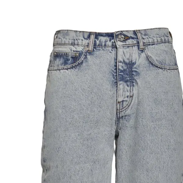 Séfr Acid Wash Straight Leg Jeans