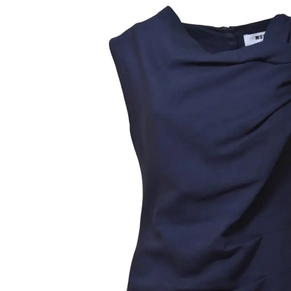 MSGM Sleeveless Draped Dress