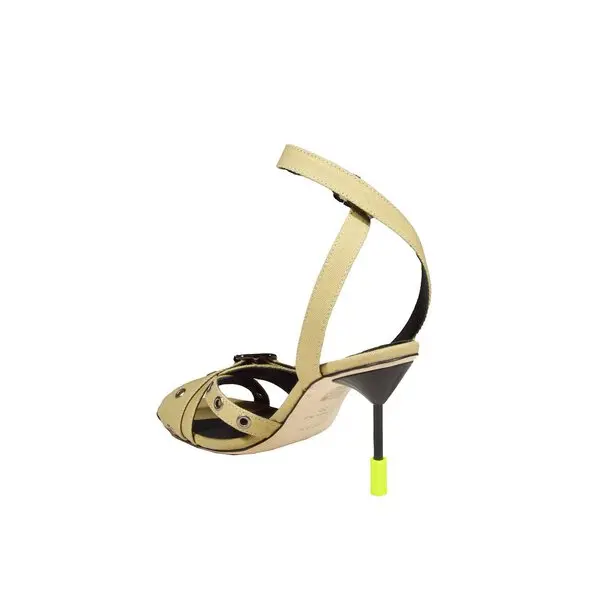 MSGM Strappy Heeled Sandals With Buckle Detail