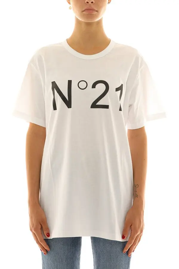 N°21 Short Sleeve Logo T-shirt