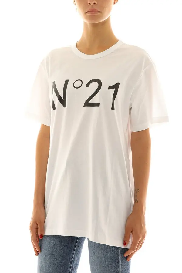 N°21 Short Sleeve Logo T-shirt