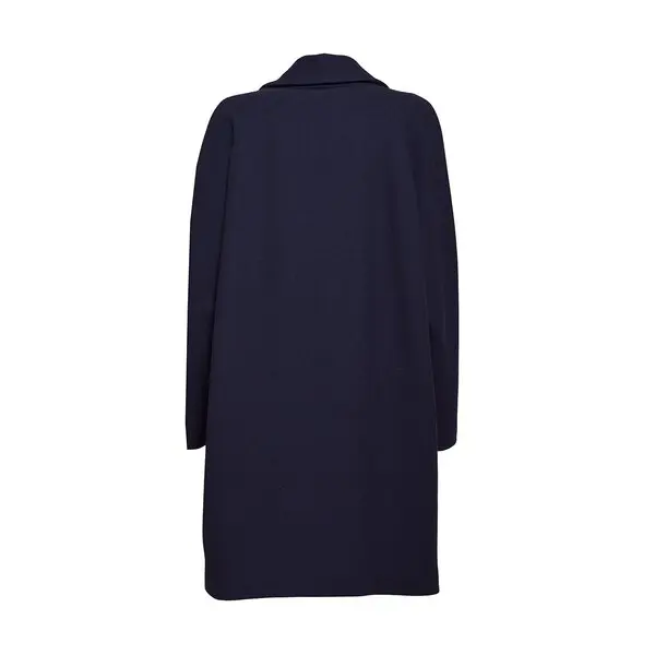 BAZAR DELUXE Virgin Wool Single-breasted Coat With Embroidered Fringe Detail