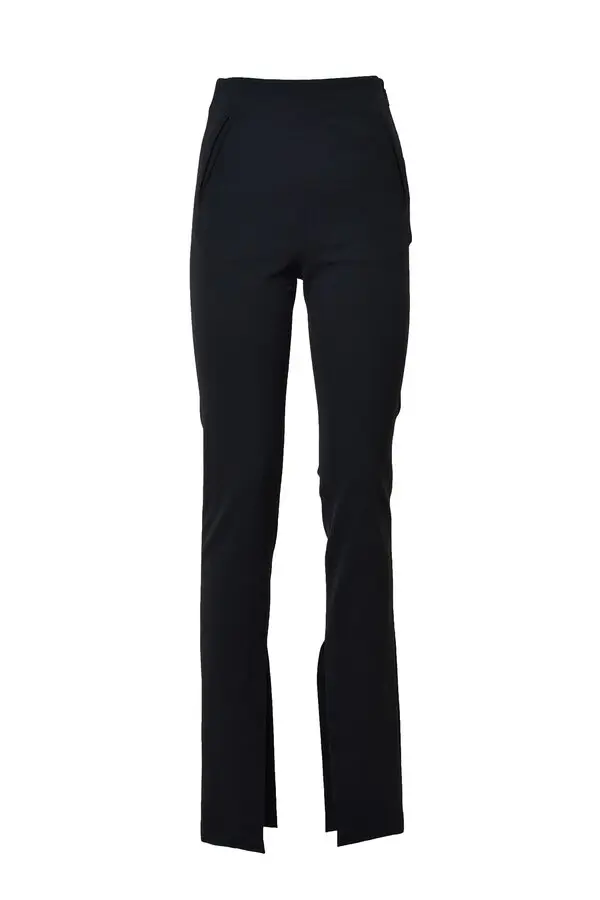AMBUSH Tailored Trousers With Slit Detail - Nero