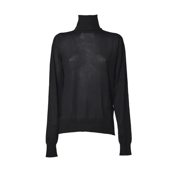 JIL SANDER Black Turtleneck Sweater