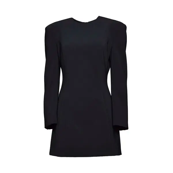 Dsquared2 Black Long Sleeve Zip Up Mini Dress