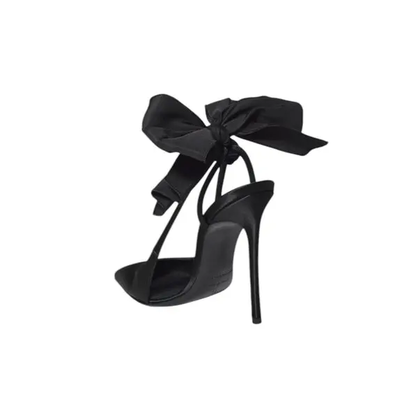 Dsquared2 Black Bow Detail Stiletto Heeled Pumps