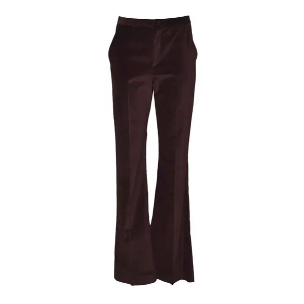 MERCI Velvet Trousers - Bordeaux