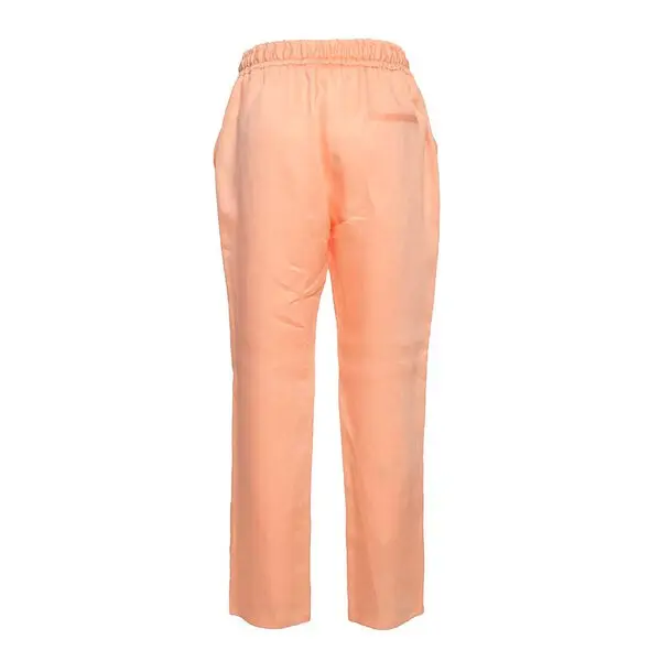 BARBA NAPOLI Tailored Trousers With Drawstring Waist - Pesca