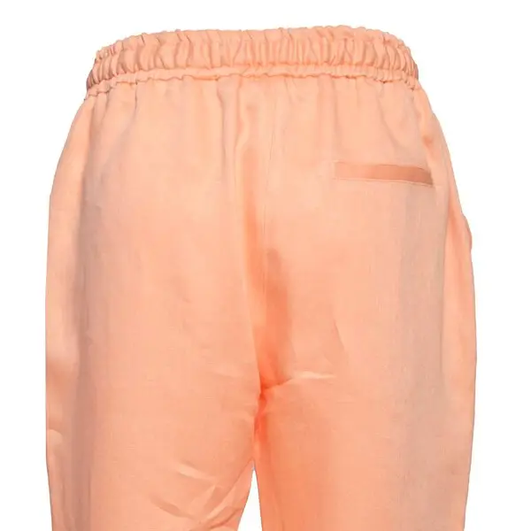 BARBA NAPOLI Tailored Trousers With Drawstring Waist - Pesca
