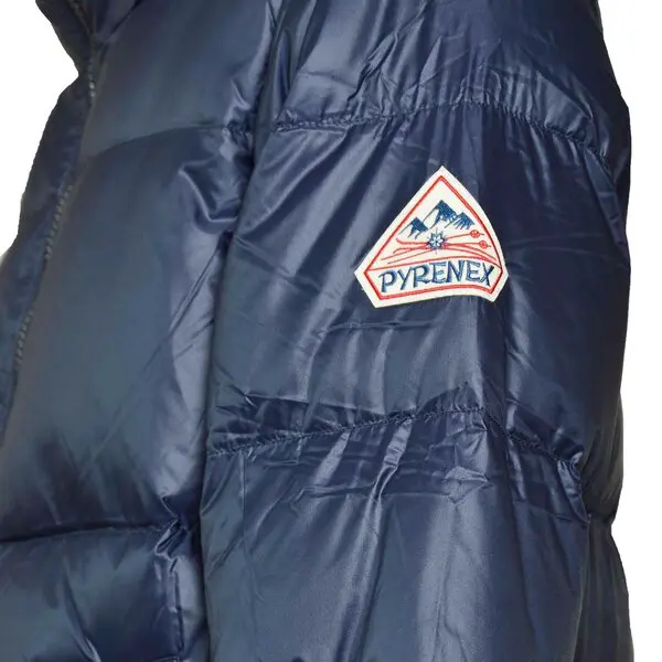 Pyrenex Quilted Puff Jacket With Stand Collar - Blu