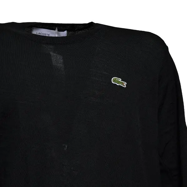 COMME DES GARCONS SHIRT X LACOSTE Pure Wool Crew Neck Pullover