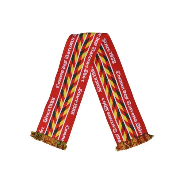 Comme Des Garçons Scarfs - Rosso/giallo