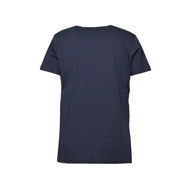 Alpha Industries V-neck T-shirt With Logo Detail - Blu