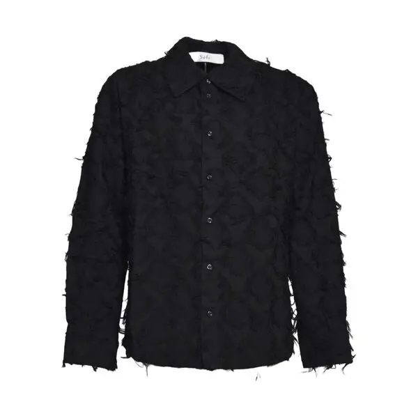Séfr Textured Button-up Shirt