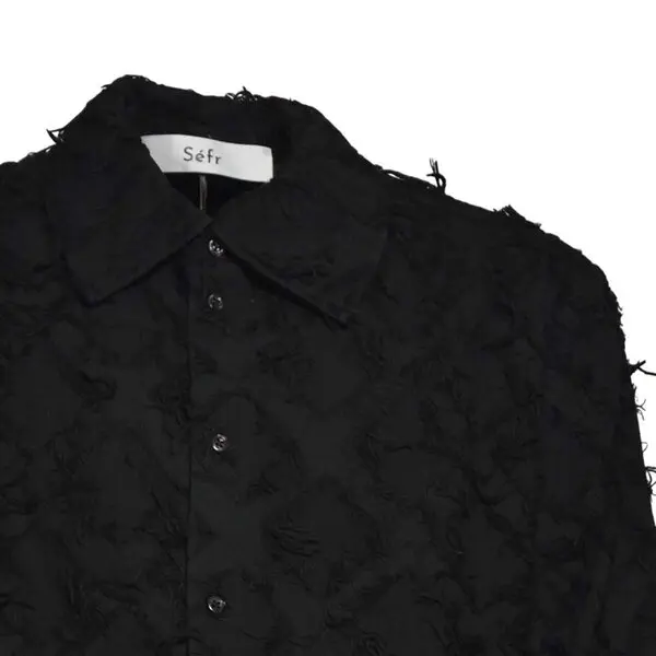 Séfr Textured Button-up Shirt