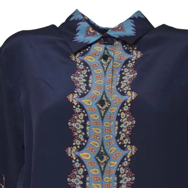 Etro Paisley Print Silk Shirt