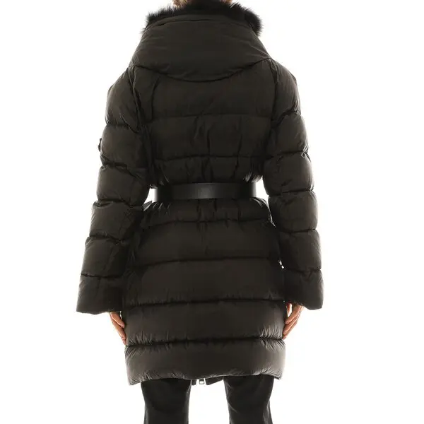 Ermanno Scervino Padded Down Coat With Fur Trim