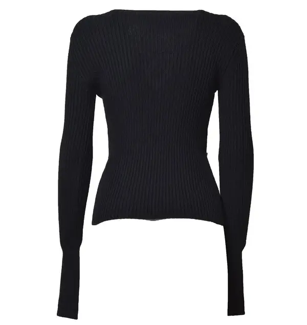Giuseppe Di Morabito Ribbed Knit Embellished Sweater - Nero