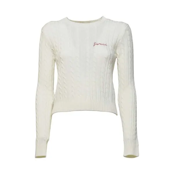 Fiorucci Cable Knit Crewneck Sweater