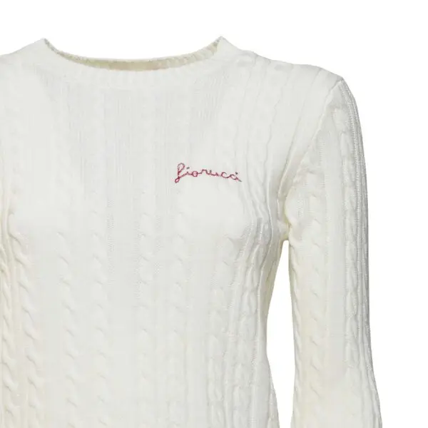 Fiorucci Cable Knit Crewneck Sweater