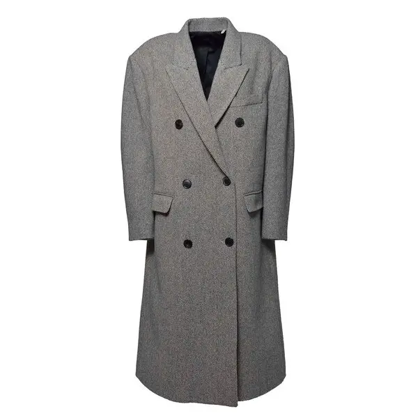 MARANT ETOILE Coats - Nero/ecrù